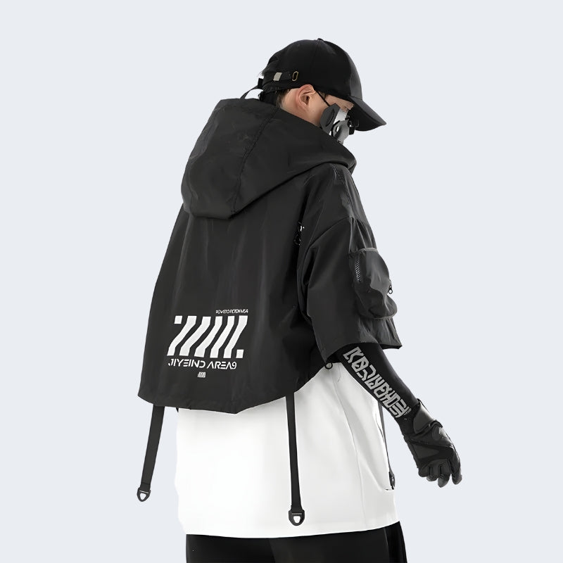 Fully Detachable Gilet Jacket With Hood – Techwear UK