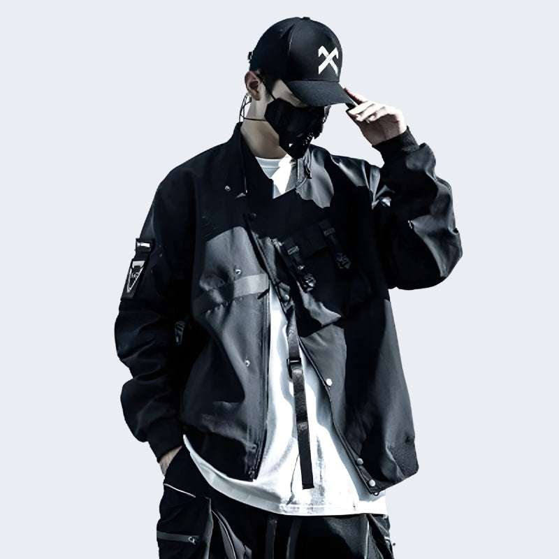 Layered Bomber Jacket Techwear – Techwear UK