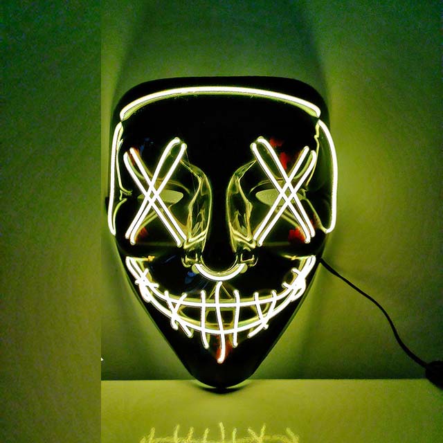 Led Light Skull Mask – Techwear UK
