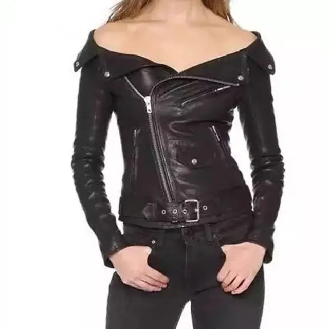 Off The Shoulder Zip Up Jacket – Techwear UK