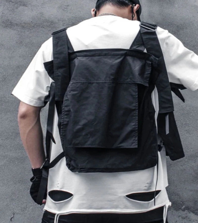 Techwear Collarless Vest – Techwear UK