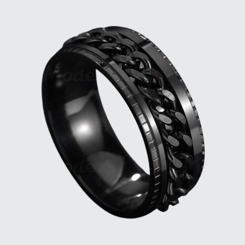 Black Chain Ring – Techwear UK