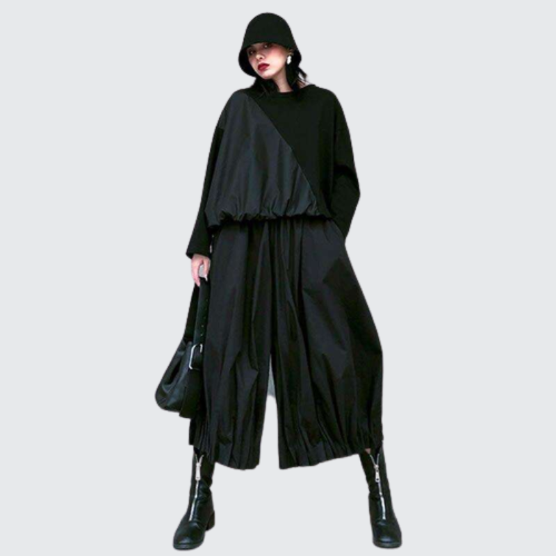 Black Hakama Pants Pleated – Techwear UK