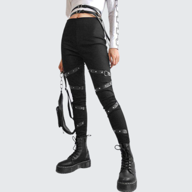 Punk Pants With Straps – Techwear UK