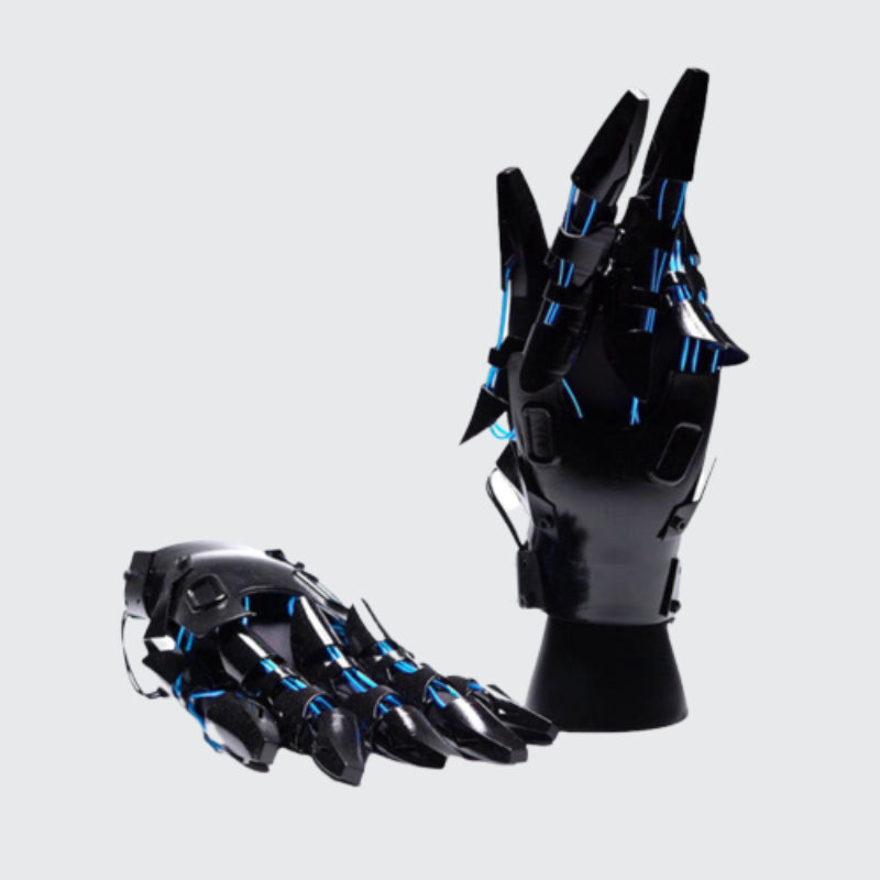 Cyberpunk Neon Gloves – Techwear UK