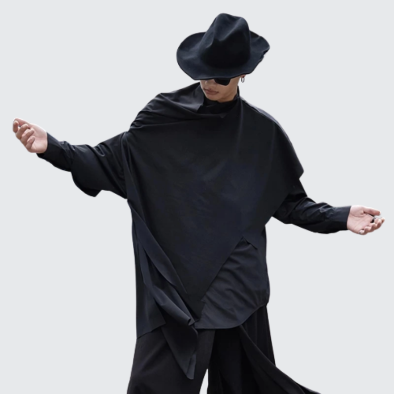 High Collar Poncho – Techwear UK