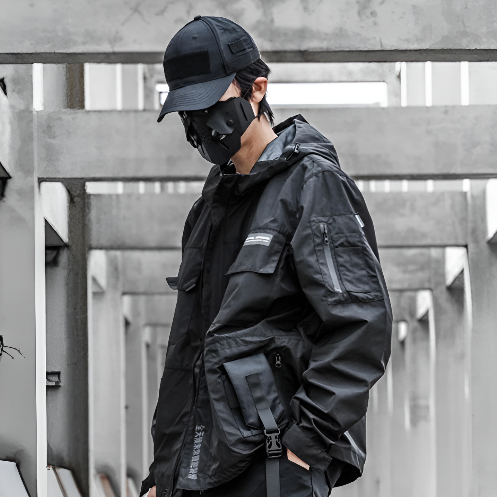 Multi Pocket Anorak Jacket – Techwear UK
