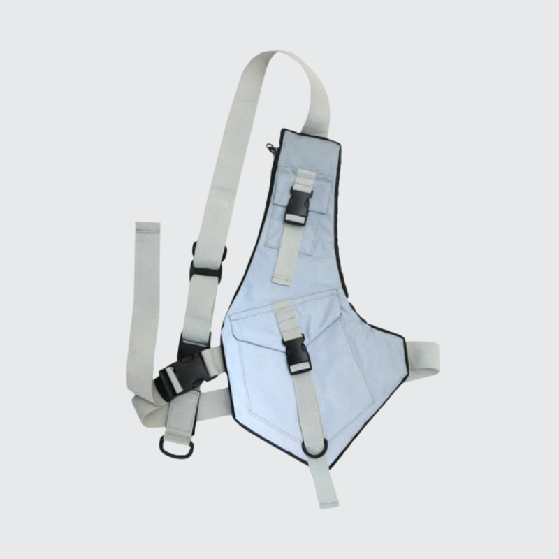 Reflective Cyber Techwear Chest Pack – Techwear UK