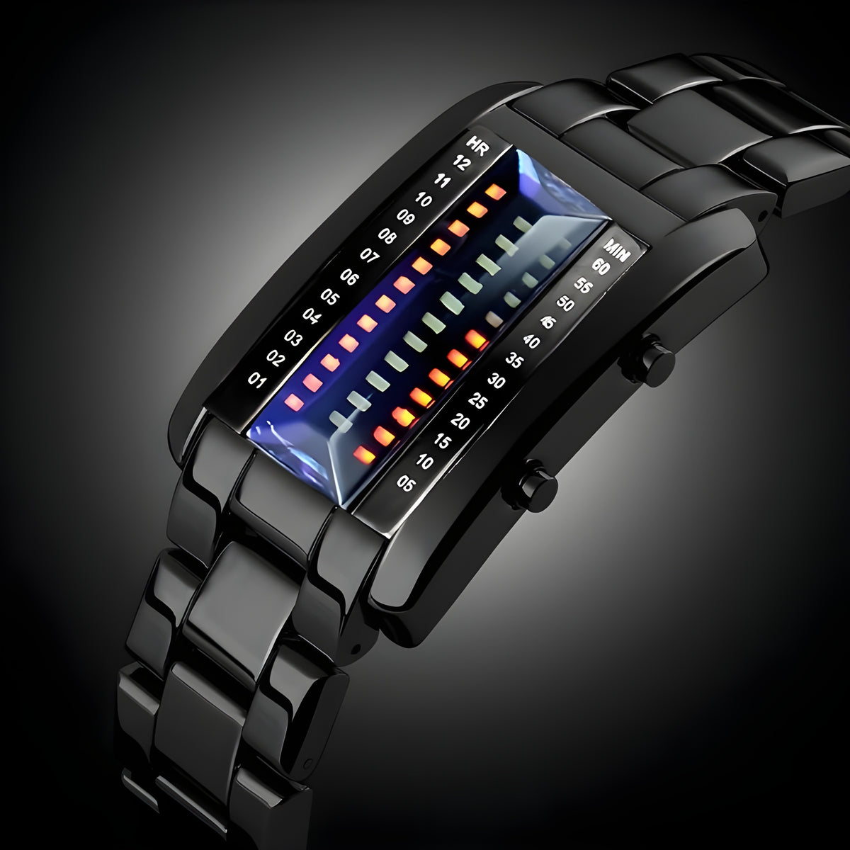 Techwear Red Binary Watch – Techwear UK