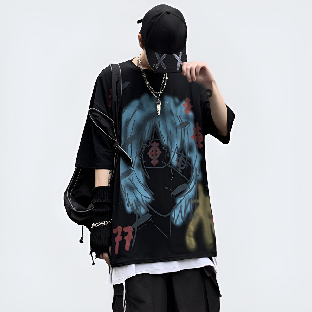 Ghost Girl Anime T-shirt – Techwear UK