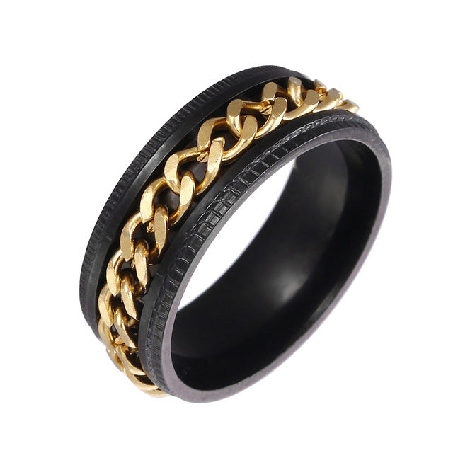 Black Chain Ring – Techwear UK
