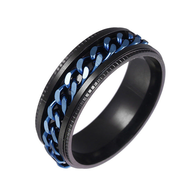 Black Chain Ring – Techwear UK