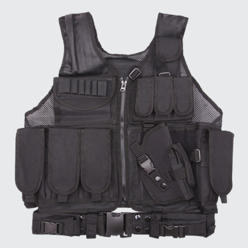 Zip Up Tactical Vest – Techwear UK