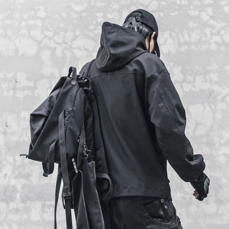 Cargo Jacket Black – Techwear UK