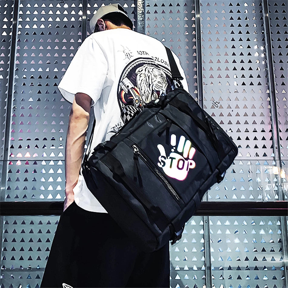 Colourful Reflective Backpack – Techwear UK