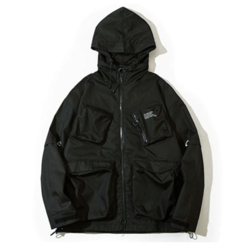 Multi Pocket Techwear Windbreaker – Techwear UK