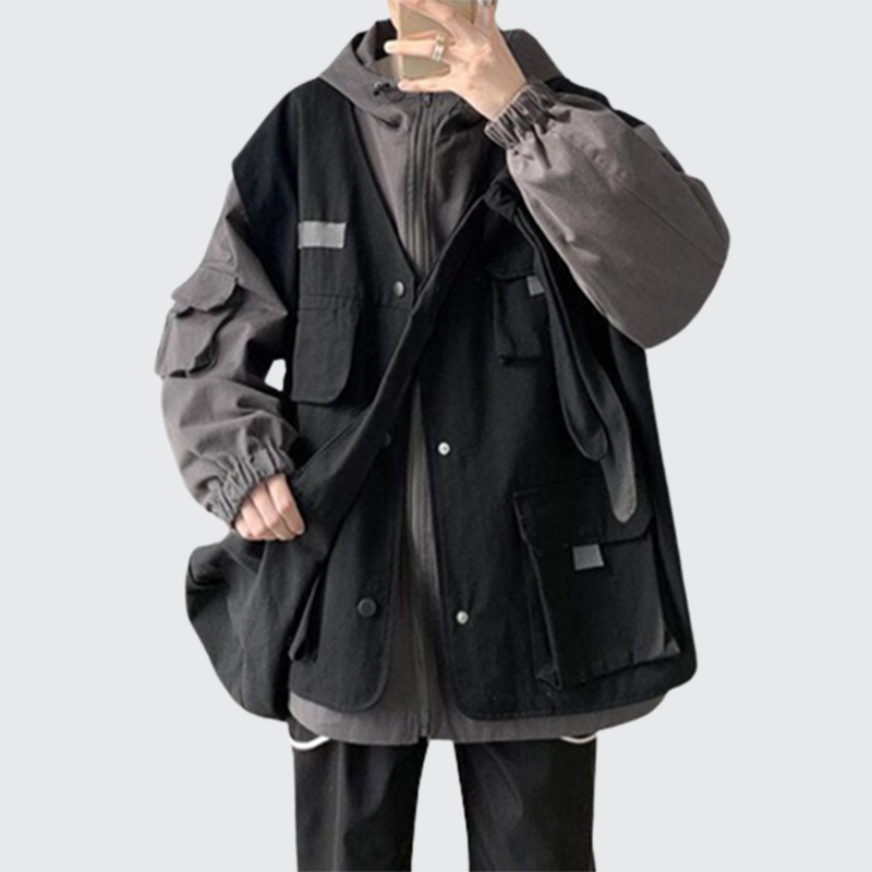 Layered Cargo Jacket – Techwear UK