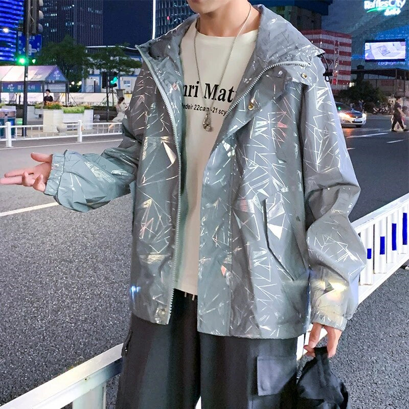Men's Reflective Hoodie – Techwear UK