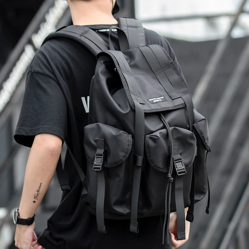 Black Techwear Backpack – Techwear UK