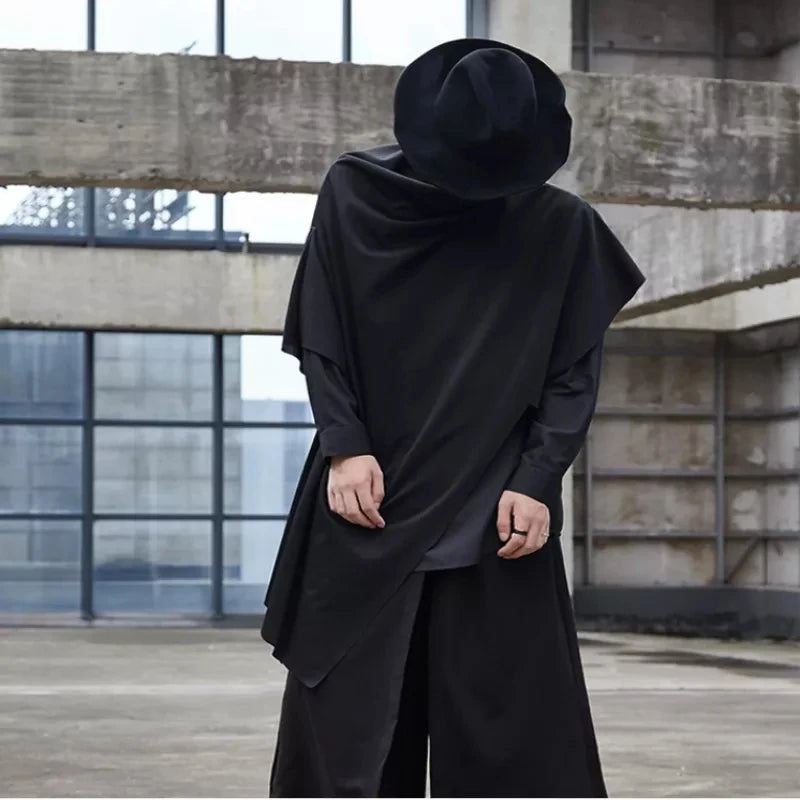 High Collar Poncho – Techwear UK