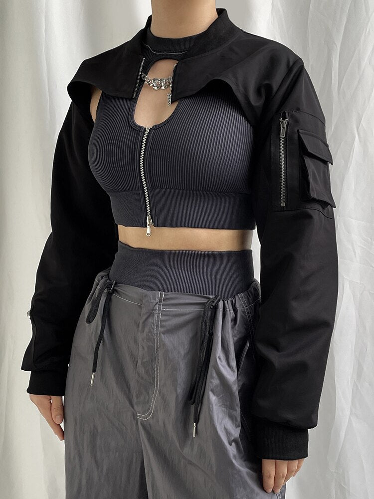Tactical Crop Top – Techwear UK