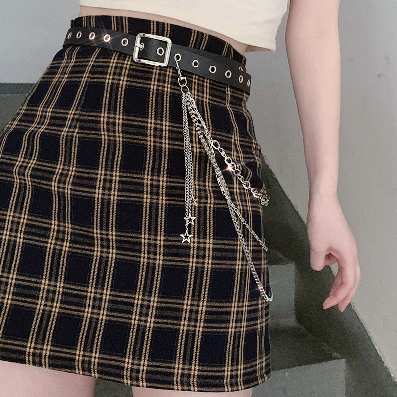 Goth Layered Waist Chain – Techwear UK