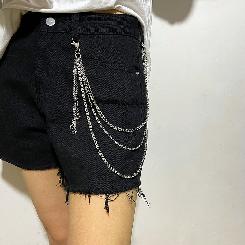 Goth Layered Waist Chain – Techwear UK