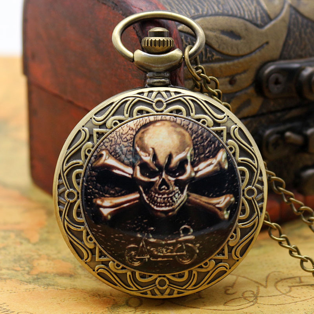 Goth Skull Pocket Watch – Techwear UK