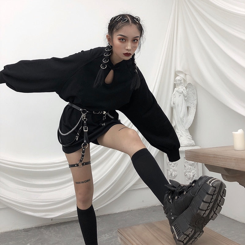 CHINESE COLLAR SWEATSHIRT | Techwear UK